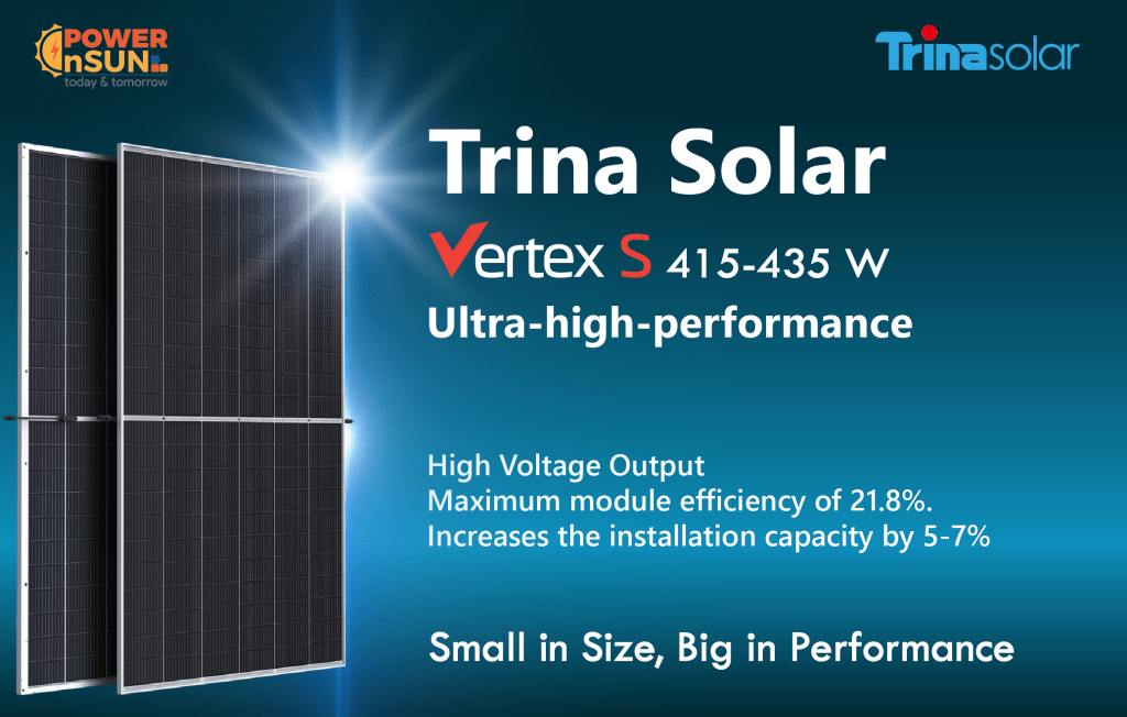 Trina Solar's most awaited Vertex S Series - Powernsun