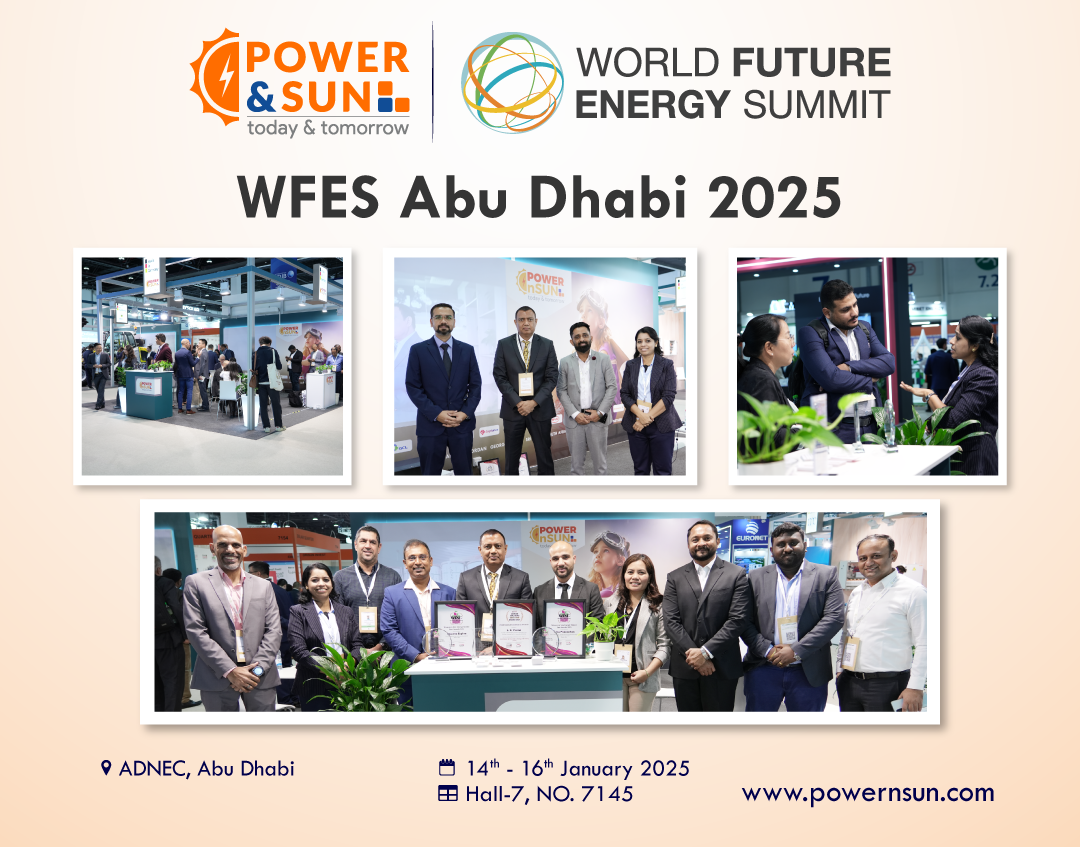 Power&Sun at World Future Energy Summit - Powernsun