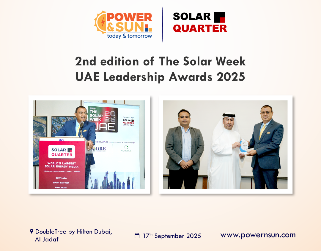 Power & Sun Recognized as Solar Company of the Year: Distributor ...
